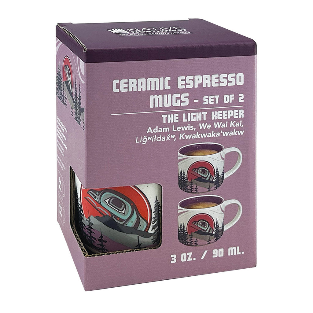 Ceramic Espresso Cup Set of 2 - The Light Keeper by Adam Lewis – All ...
