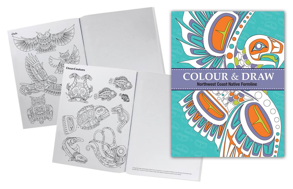Coloring Book - Color & Draw - Northwest Coast Native Formline – All ...
