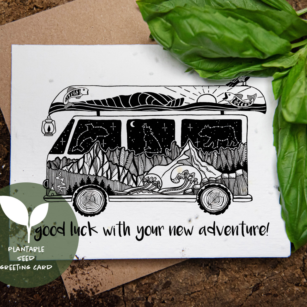 BC Art Greeting Card - Good Luck With Your New Adventure by Mountain M ...